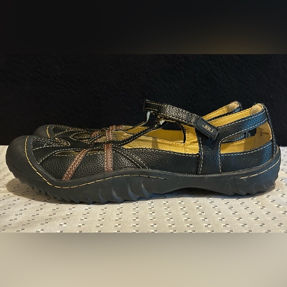 JBU | Shoes | Jbu Womens Shoes Size 1 Black Brown Leather Mary Jane ...